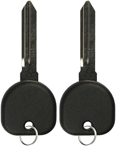 Amazon.com: KeylessOption Replacement Uncut Ignition Chipped Car Key ...