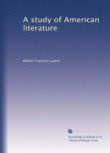 『A study of American literature』｜感想・レビュー - 読書メーター