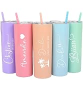 Amazon.com | Personalized 20oz Stainless Steel Cup with Names, JSAJU ...