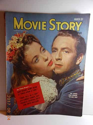 Movie Story Magazine, March 1944, Ida Lupino, Paul Henreid, in OUR TIME ...