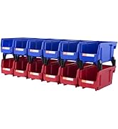 Amazon.com: VEVOR Plastic Stackable Storage Bins 24 Pack (5 x 4 x 3 ...