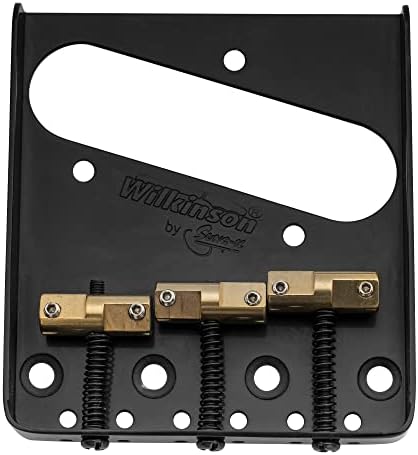 Wilkinson WTB Vintage Telecaster Bridge 3 Compensated Brass Saddles for ...