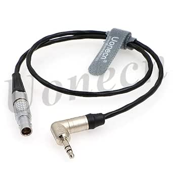 Uonecn Alexa Mini Timecode Cable 5 Pin Connector for Lemo to Right ...