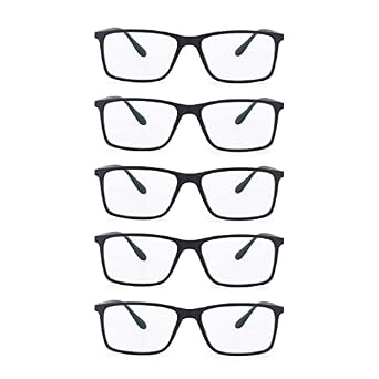 Buy Intellilens® Square Blue Cut Computer Glasses for Eye Protection ...