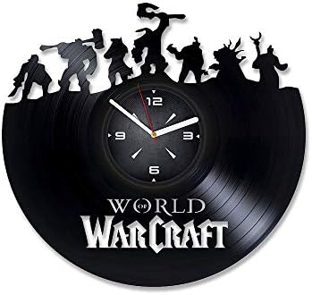 Amazon.com: World of Warcraft Alliance Vinyl Record Wall Clock. Decor ...