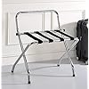 Amazon.com: Kings Brand Furniture - Chrome / Black Metal Foldable High ...