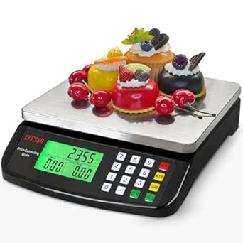 Amazon.com: Large Digital Kitchen Scale 40kg/88lb Stainless Steel Price ...