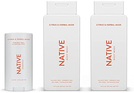Amazon.com : Native Body Wash and Deodorant Bundle - Men & Women ...