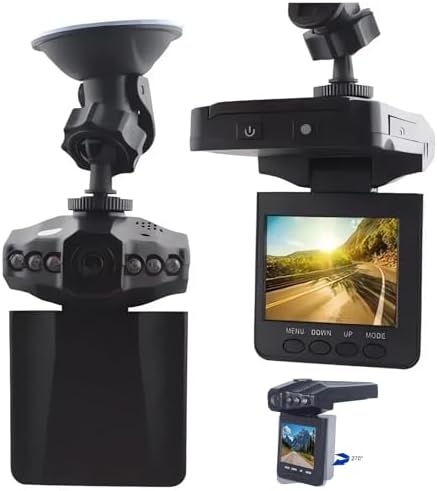 Amazon.com: 1080P HD Night Vision Dash Cam - 2024 New Rechargeable 360 ...