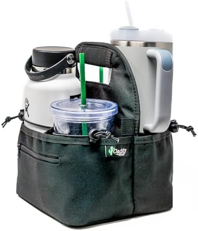 Amazon.com: Drink Caddy Portable Drink Carrier and Reusable Coffee Cup ...