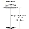 Amazon.com: ZOUXIKOU Rotatable Round Garment Rack, Adjustable Clothing ...