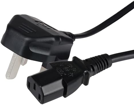 3m Kettle Lead - IEC (C13) to UK Mains (3 pin) Cable - 5A (amp ...