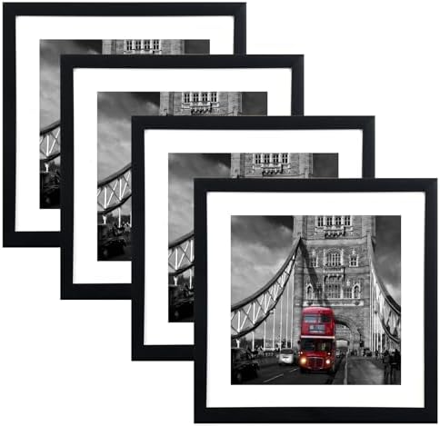 Amazon.com - JCJMY 10x10 Picture Frame with Mat, Display 8x8 with Mat ...