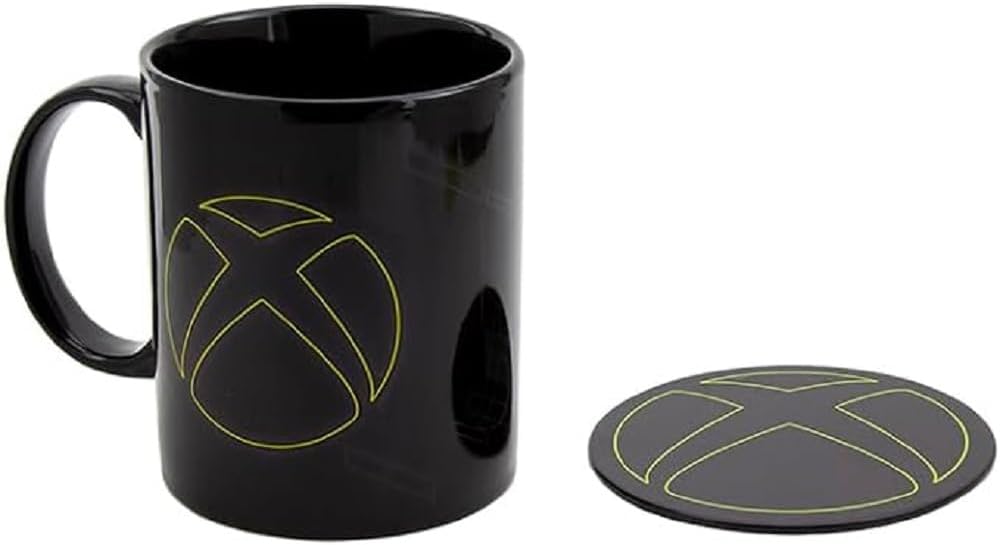 XBOX Mug and Metal Coaster Set - Officially Licensed Ceramic Mug with ...