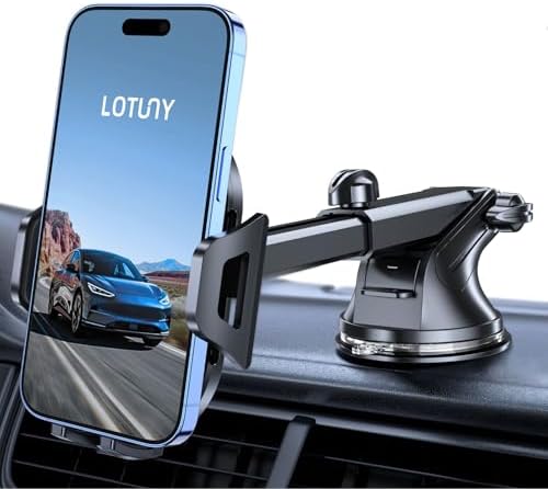 Amazon.com: LOTUNY Car Phone Holder, Universal Hands-Free Phone Holders ...