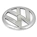 Genuine VW Front Grill Badge Emblem Chrome - 5G0853601 2ZZ, Emblems ...