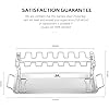 Amazon.com : G.a HOMEFAVOR 14-Slot Chicken Leg Rack for Grill & Wings ...