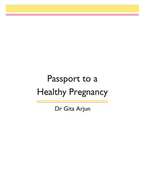 Buy PASSPORT TO A HEALTHY PREGNANCY ( REVISED AND UPDATED) Book Online ...