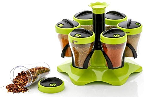 Buy Home Turf Multipurpose Plastic Deluxe Rotating Spice Rack/Masala ...