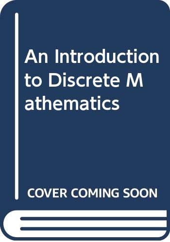 Amazon.com: An Introduction to Discrete Mathematics: 9780030640193 ...