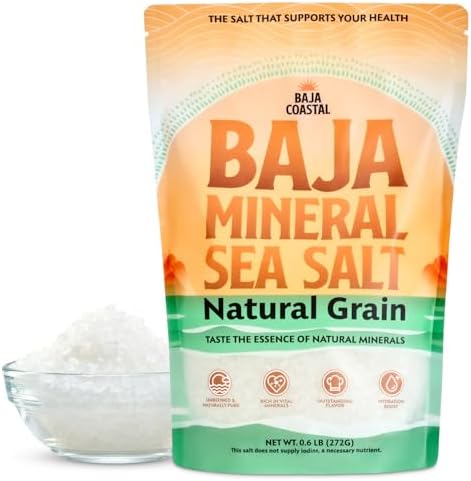 Amazon.com : Baja Gold Mineral Sea Salt - Natural Grain Crystals & Fine ...