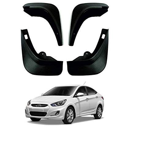 MD MotoDeals Mud Flap for Hyundai Verna Fluidic 2011 to 2014 Model (Set ...