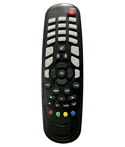 Buy JSSJ DEN WHT25 Setup Box Remote (Black) Online at Low Prices in ...