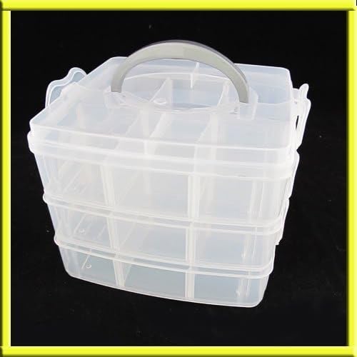 Amazon.com: Portable Nail Art Makeup Cosmetics Container Storage Box ...