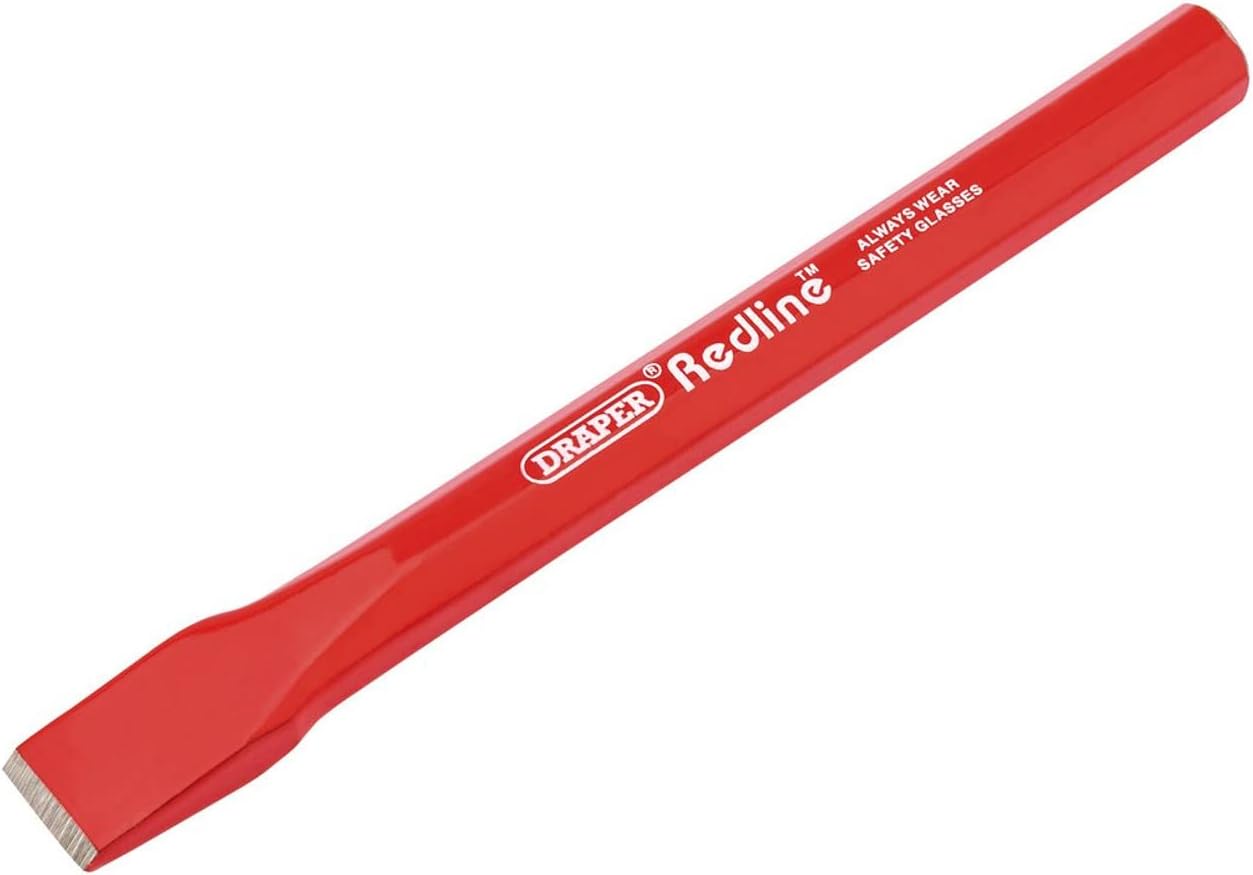 Draper Redline 68653 19 x 250 mm Cold Chisel with Hand Guard , Blue ...