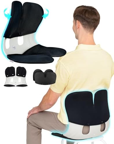 Amazon.com: ERGONIX Lumbar Support Posture Corrector Chair for Men ...