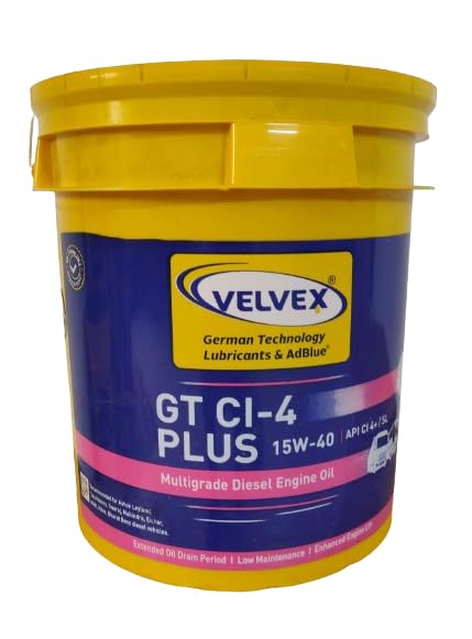 Velvex GT 15W-40 CI4 PLUS Synthetic Booster Engine Oil/Lubricant oil ...