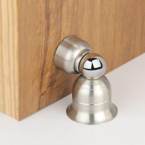 LAPO Heavy Duty Stainless Steel 3 inch Door Magnet Stopper Soft-Catch ...
