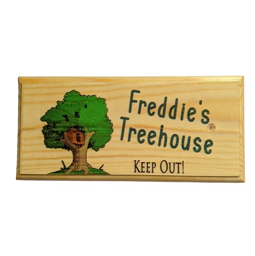Personalised Treehouse Sign, Custom Treehouse Plaque, Keep Out Signs ...