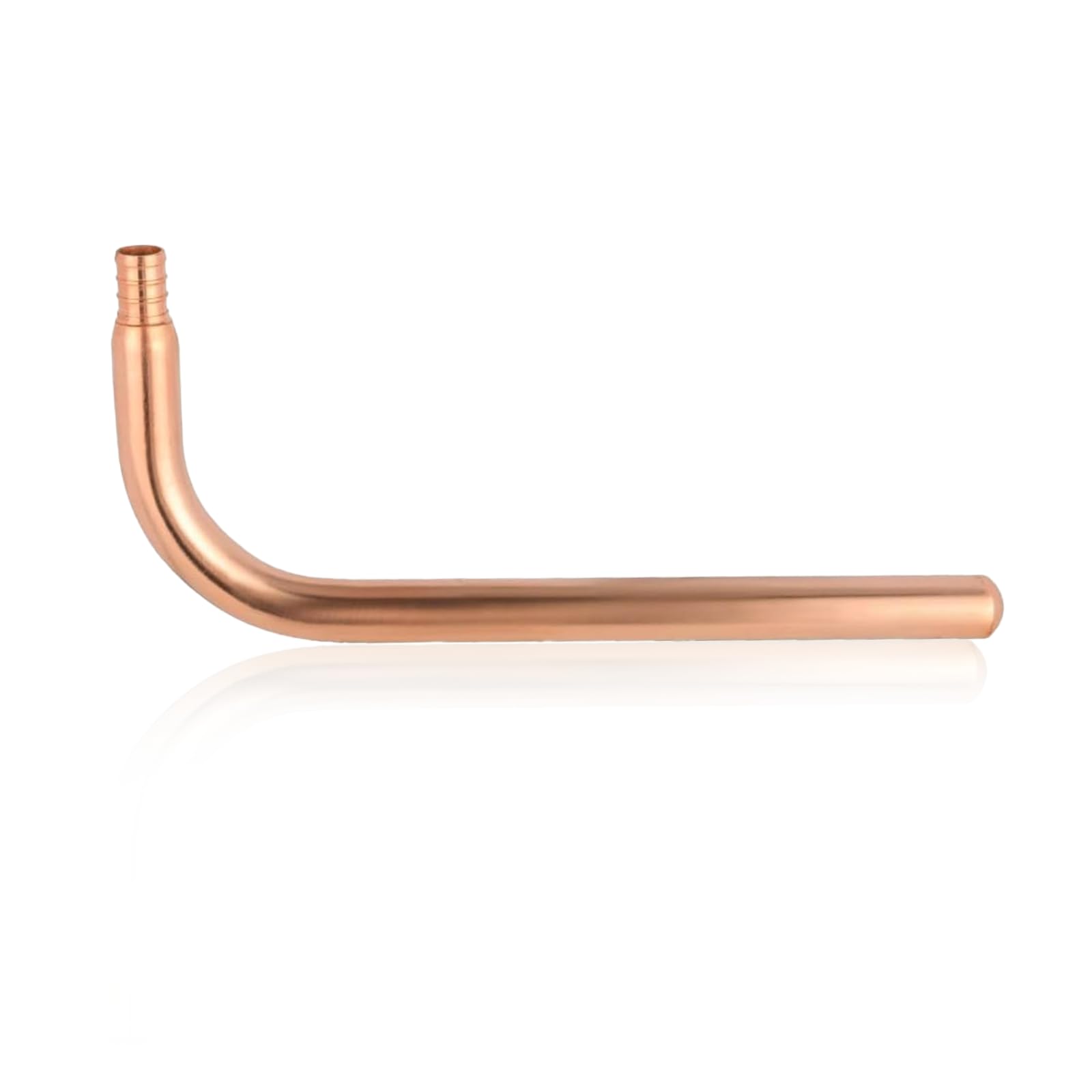 Snapklik.com : HeSun 1-Pack 1/2 Inch Barb Crimp Copper Stub Out Elbow
