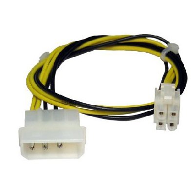 Cable-Tex Molex to P4/64 Bit Power 4 Pin Square Connector Cable: Amazon ...