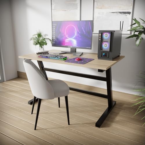 Riyan Luxiwood® Alden White Computer Table in Engineering Wood for Home ...