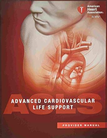 Advanced Cardiovascular Life Support (ACLS) Provider Manual - Paperback by Advanced ...