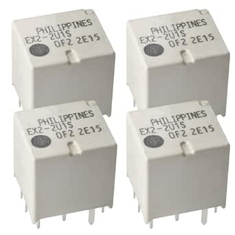 Relay EX2-2U1S (Pack of 4), 12VDC 30A 10 Pins Relay - Reliable PC-Board ...