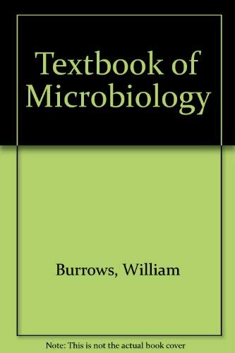 Amazon | Textbook of Microbiology | Burrows, William | Biology