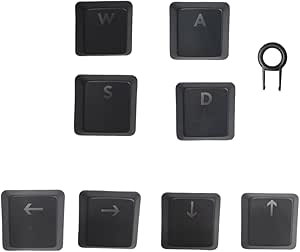 Amazon.com: Backlit Keyboard Keycaps WASD Keycaps and Up Down Right ...