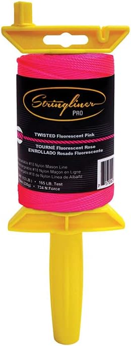 US Tape 25409 Stringliner® PRO TWISTED FL. PINK 540' - Construction ...