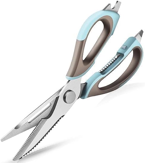 AmazonBasics Multifunction Detachable Kitchen Shears/Scissors : Amazon ...