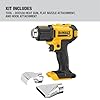 DEWALT Pistola de Calor de 6.89" (175mm), 2 Modos de Temperatura, 20V ...