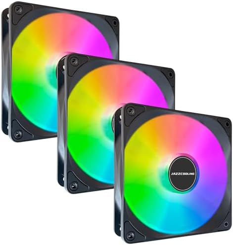 Amazon.com: upHere 120mm RGB Case Fan Fan,Quiet Edition High Airflow ...