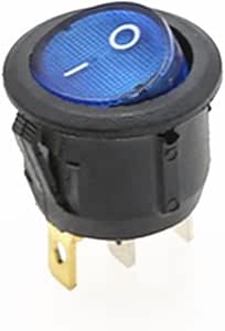Amazon.com: ON/Off Round Rocker Switch Dot Light LED Illuminated Car ...