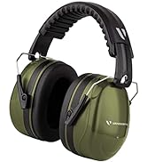 Vanderfields Ear Defenders Adults, 33dB Certified UKCA, Ear Protection ...