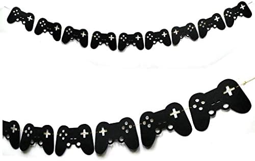 Amazon.com: 3pcs Video Game Controller Banner Video Game Party ...
