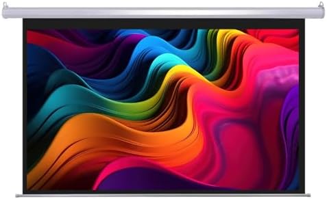 Multybyte Motorize Type Projector Screen with Remote, 8 Feet x 10 Feet ...