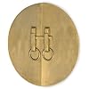 Hardware Philosophy Brass Button and Zipper Cabinet Face Plate ...