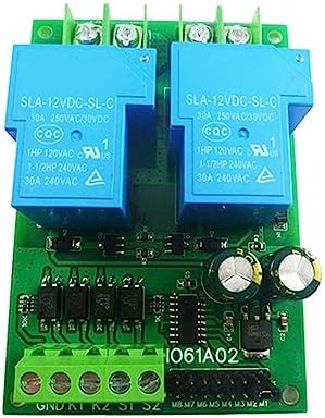 Amazon.com: GAUDIE DC 12V 24V 30A Motor Controller Relay Board Forward ...